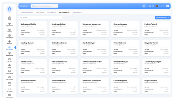 Recruitment Management System - Emossy