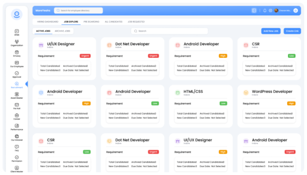 Recruitment Management System - Emossy